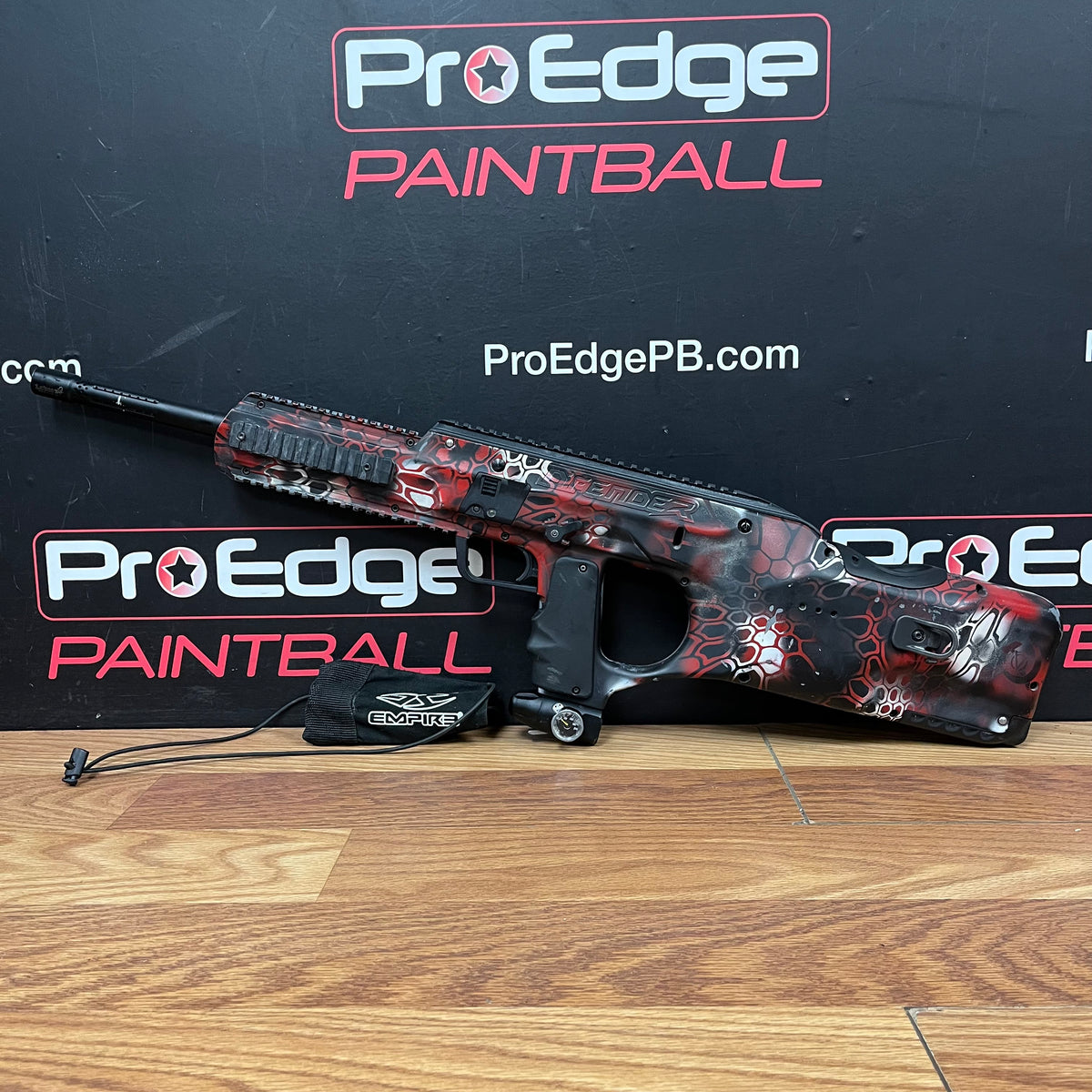 Pre Owned - Empire Defender - Red Hex Camo — Pro Edge Paintball