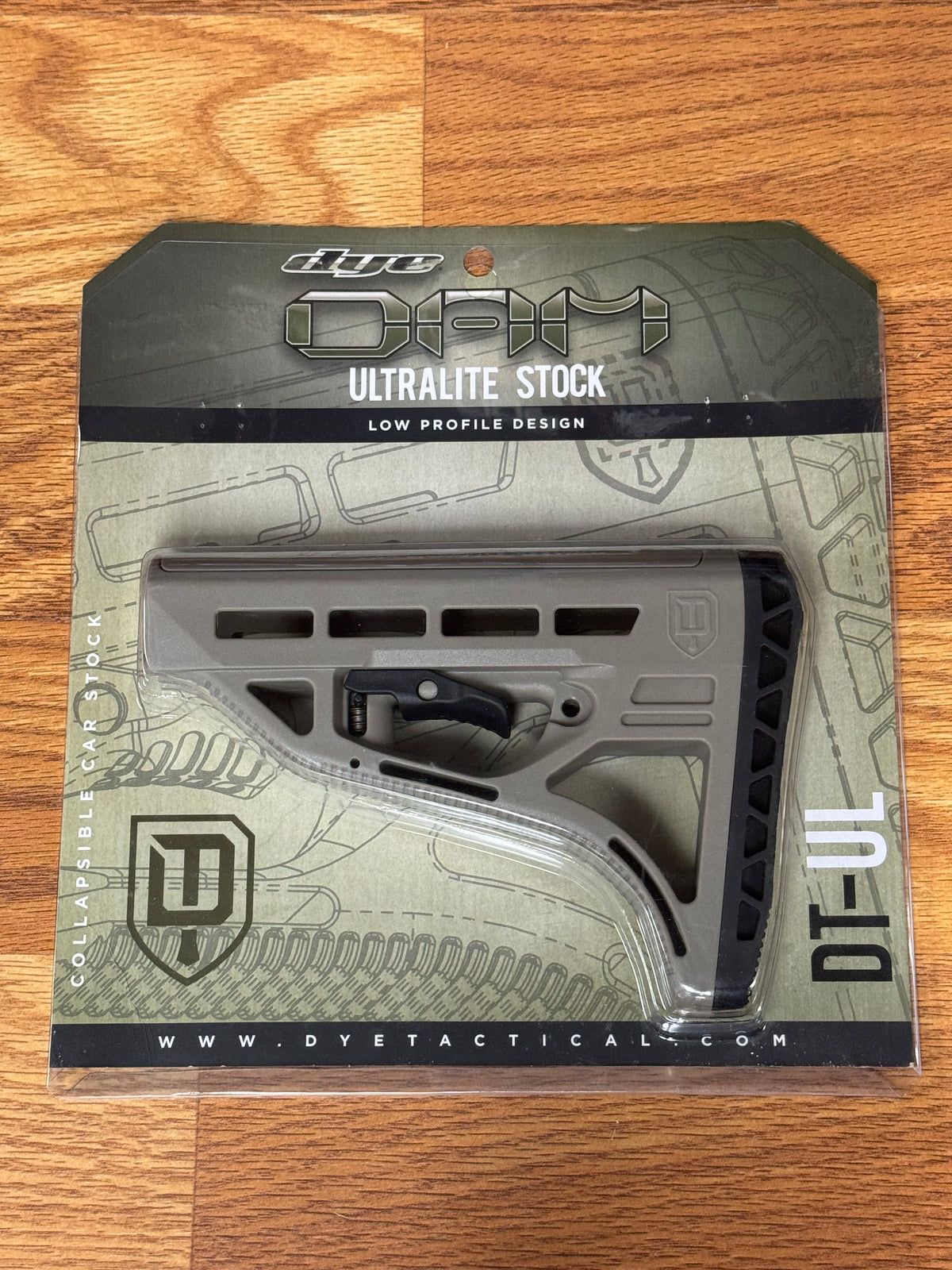 Dye Assault Matrix Ultralite Stock - Dark Earth — Pro Edge Paintball
