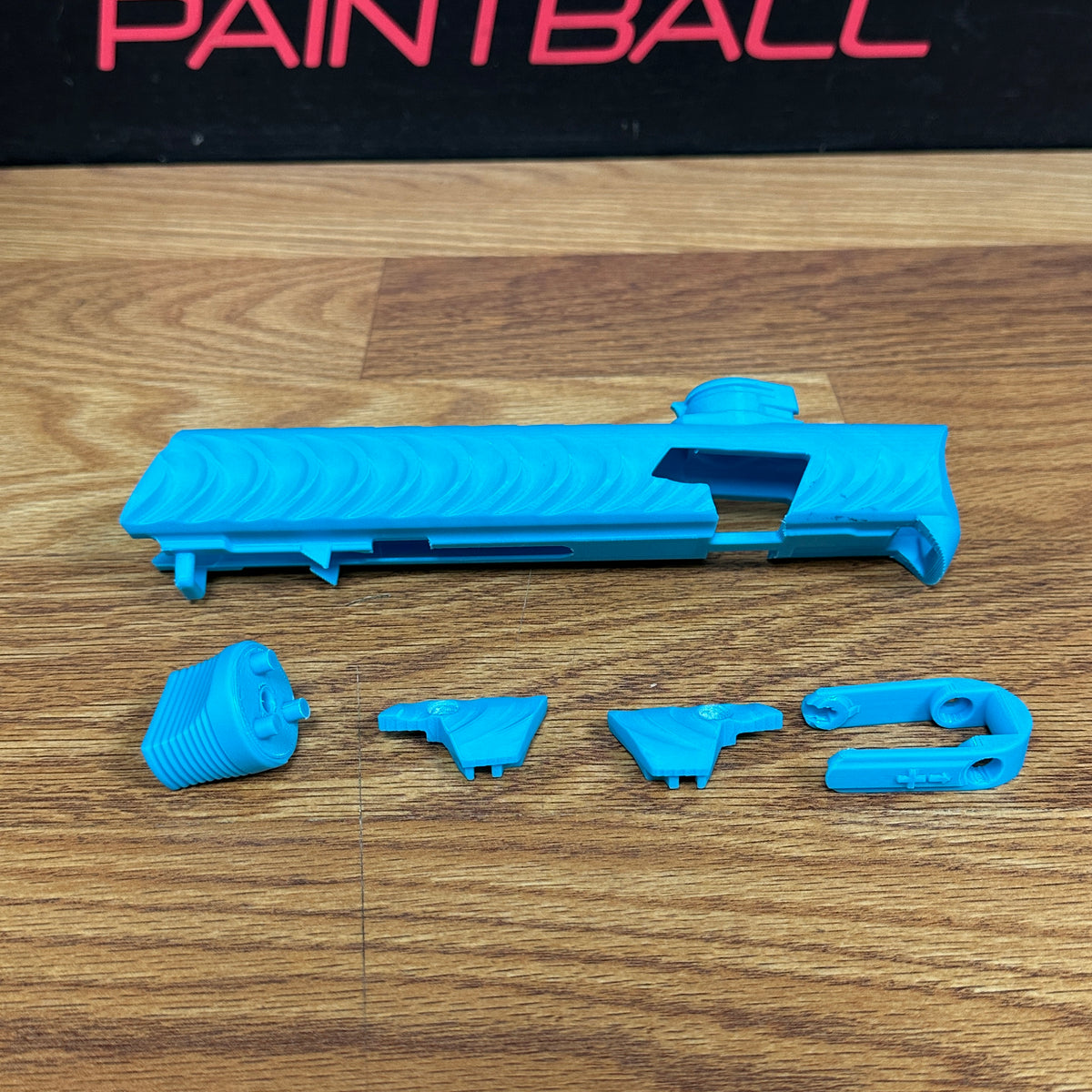 STORE DEMO - Blue Predator 3D Printed Body Kit for Etha 2/Emek 100 .68 ...