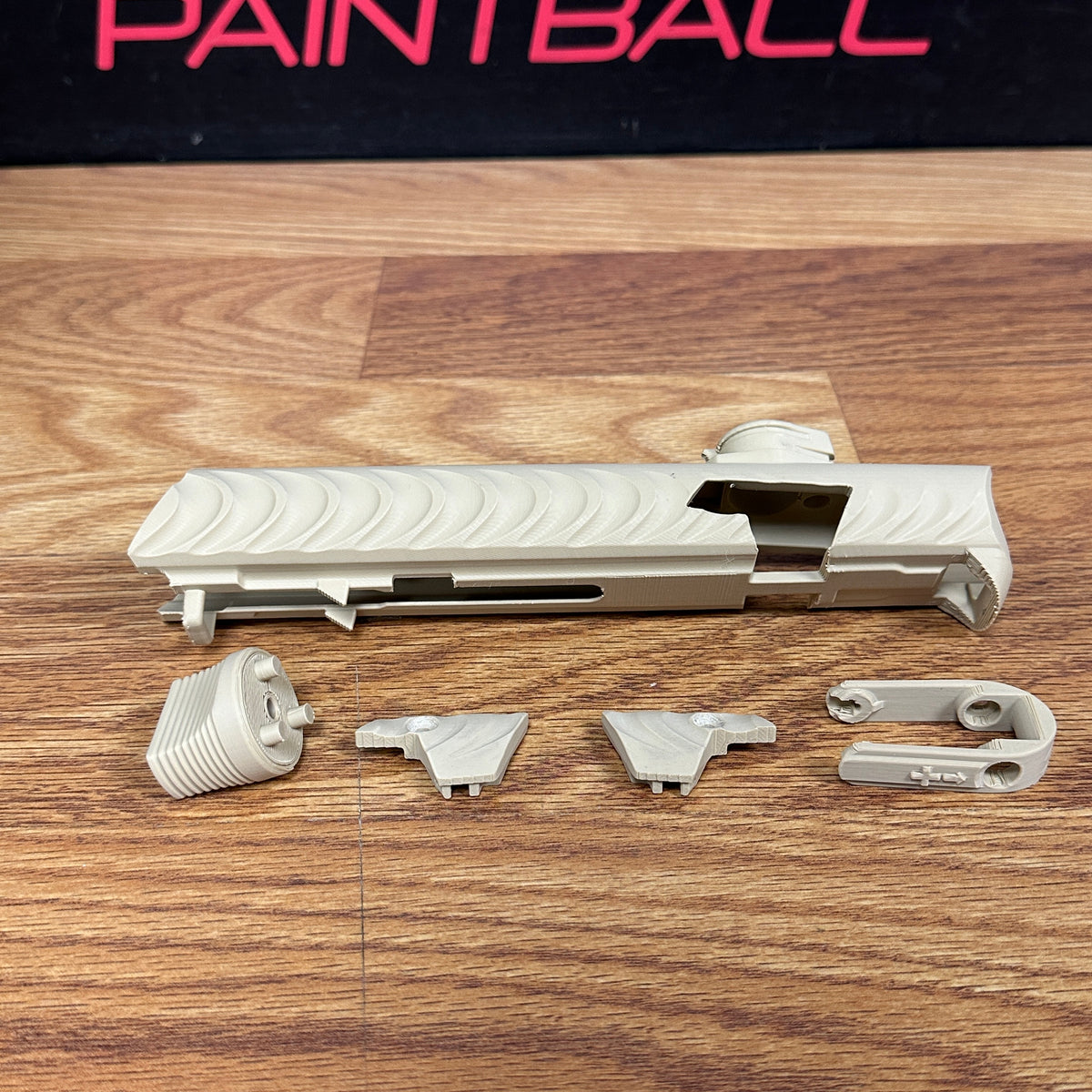 STORE DEMO - Tan Predator 3D Printed Body Kit for Etha 2/Emek 100 .68 ...