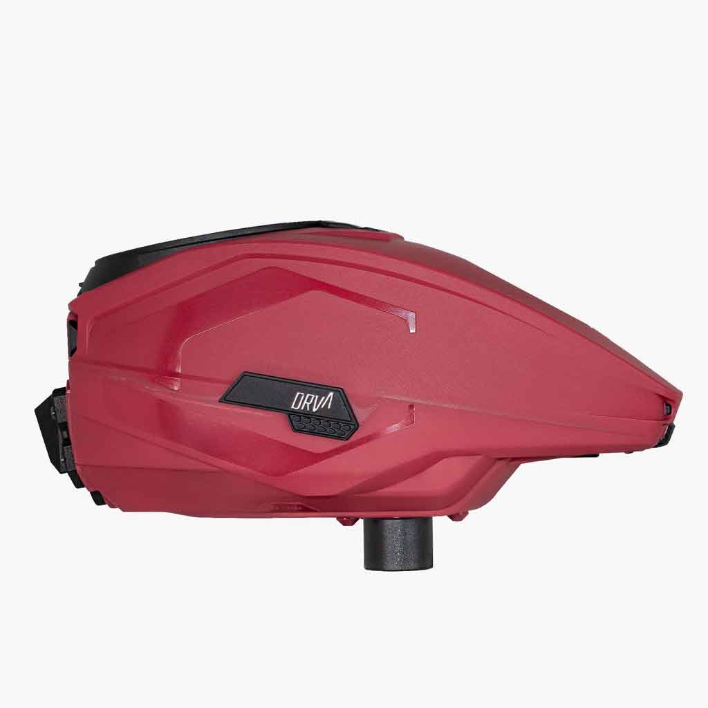 Carbon DRV Paintball Hopper - Red — Pro Edge Paintball