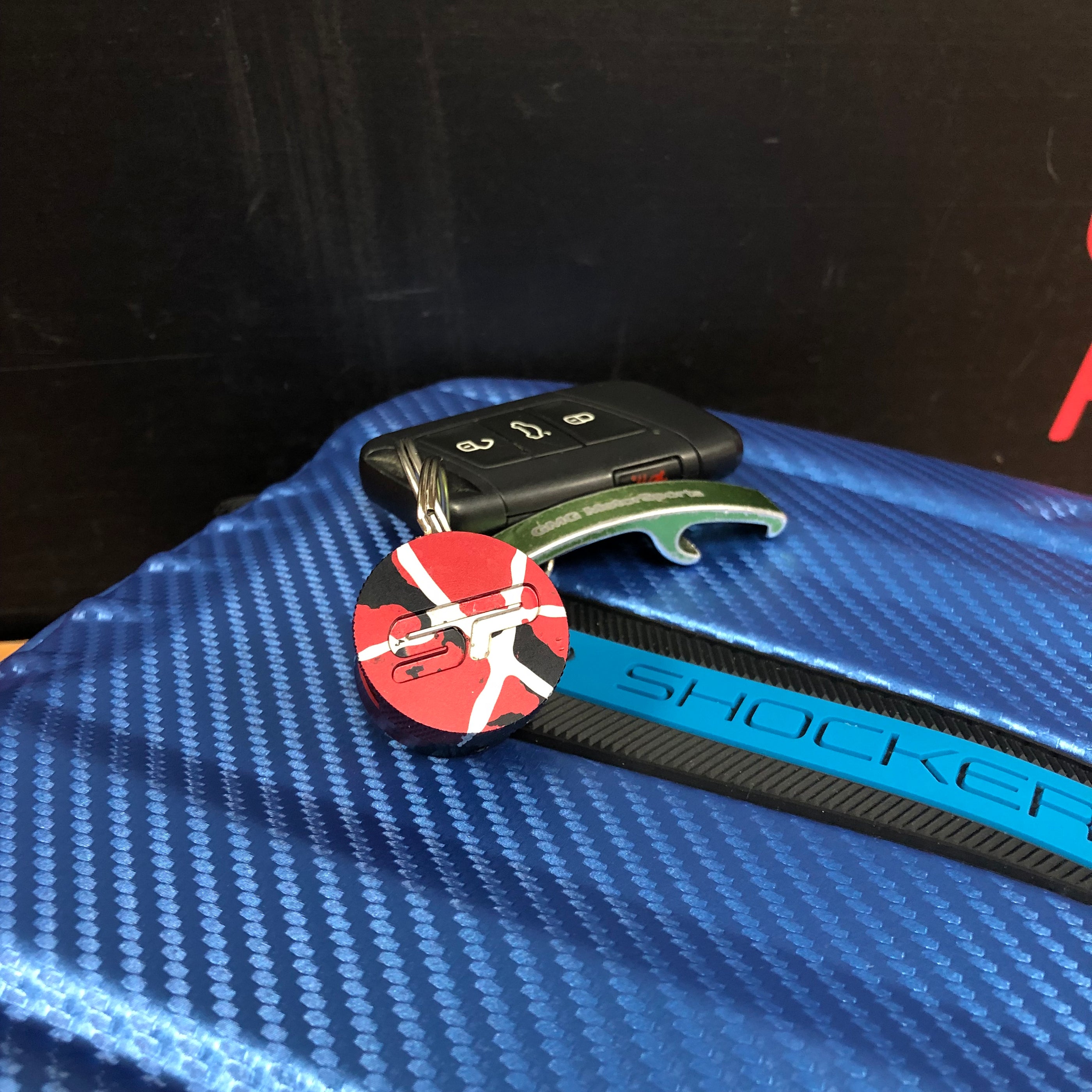 SP Shocker ERA Paintball Gun - Red Splash — Pro Edge Paintball
