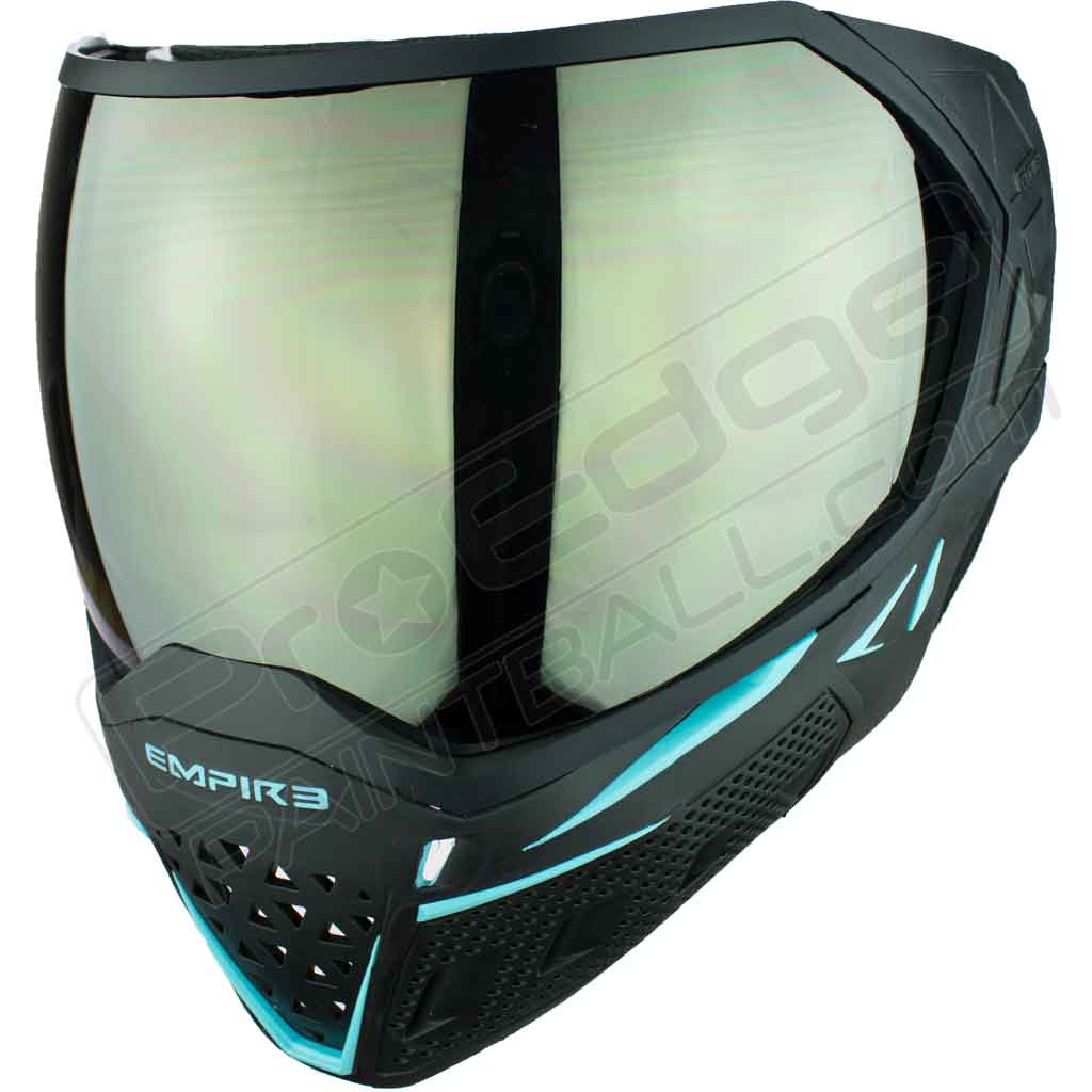 Empire EVS Paintball Mask - Black Aqua - Choose Lens Color (SKU 3752 ...