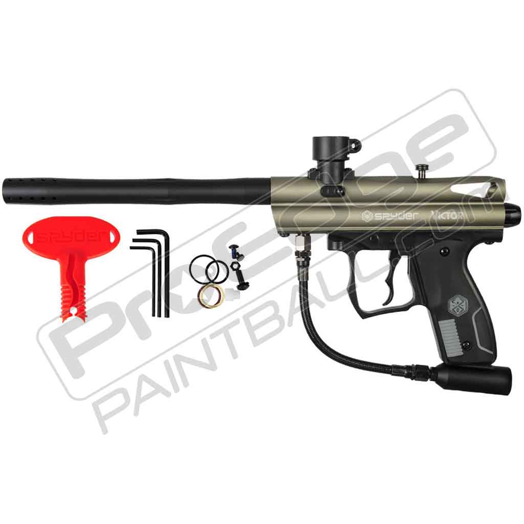Kingman Spyder Victor Paintball Gun - Olive Green — Pro Edge Paintball