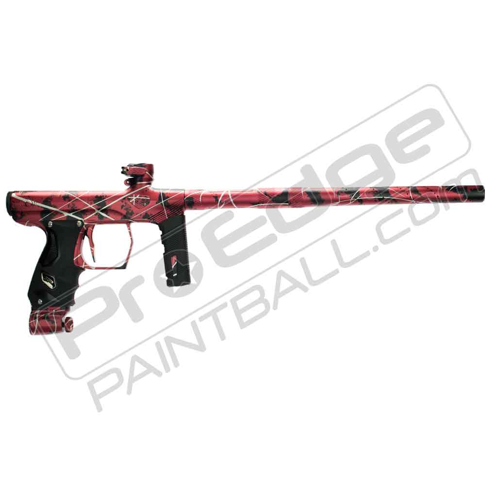 SP Shocker ERA Paintball Gun - Red Splash — Pro Edge Paintball