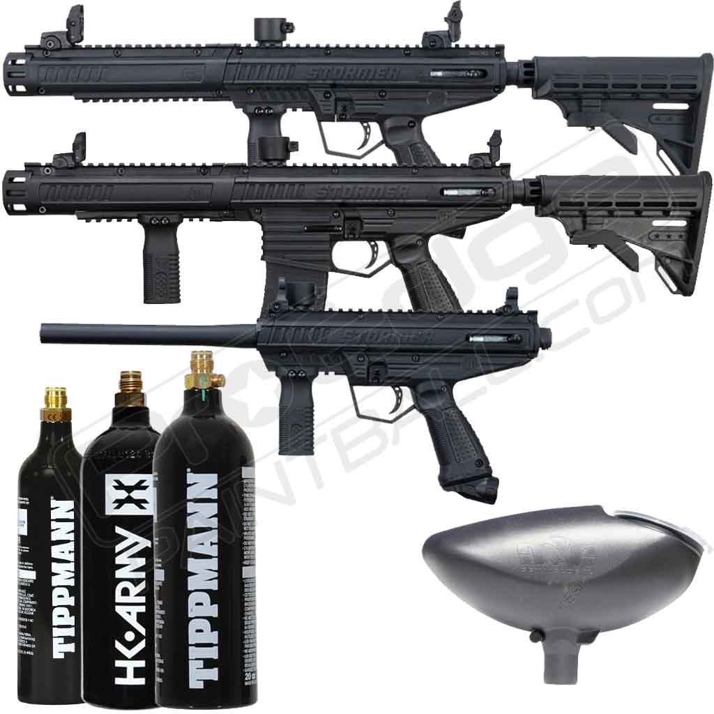 Tippmann Stormer Paintball Gun Package with CO2 — Pro Edge Paintball