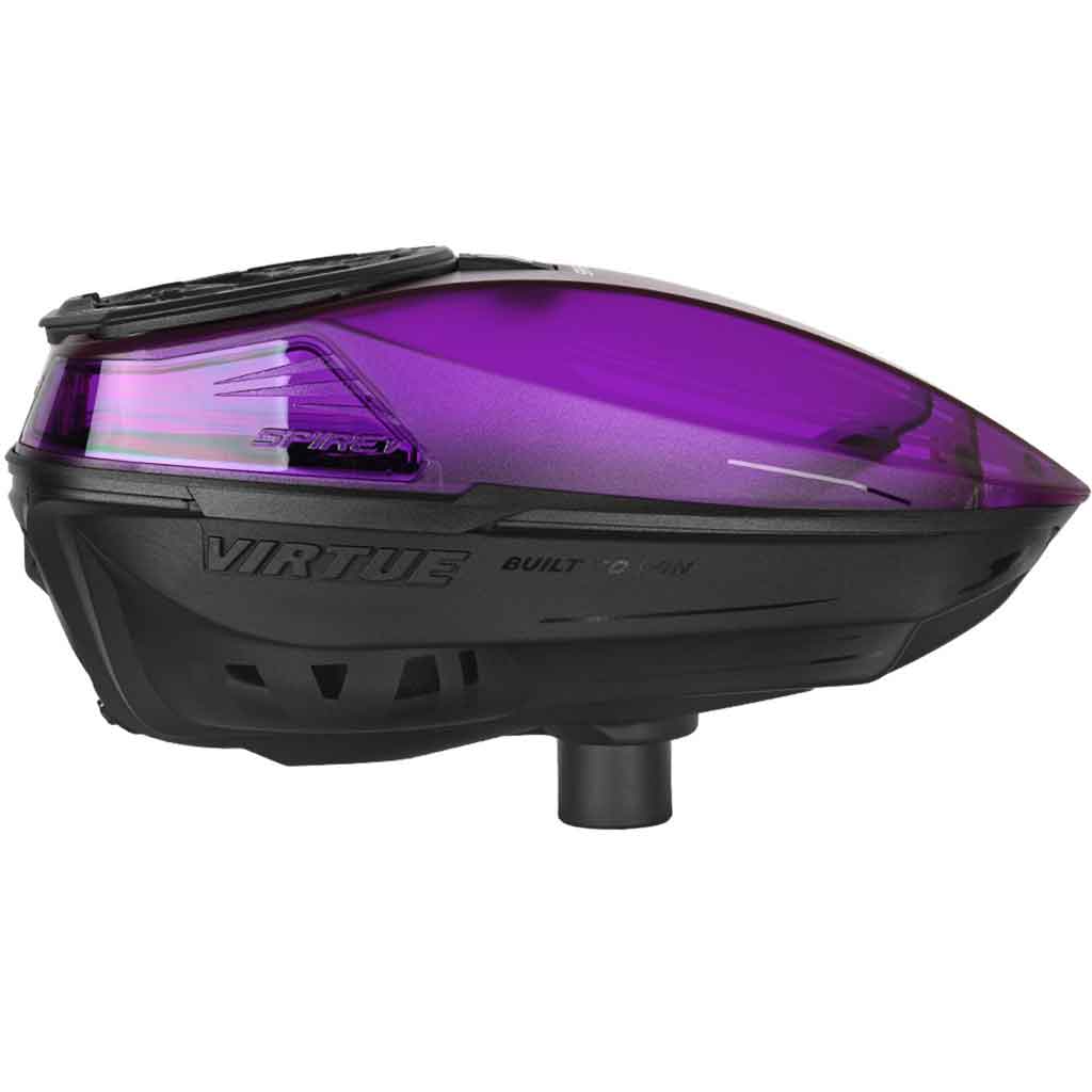 Virtue Spire V Paintball Hopper - Dust Crystal Purple Black LE — Pro ...
