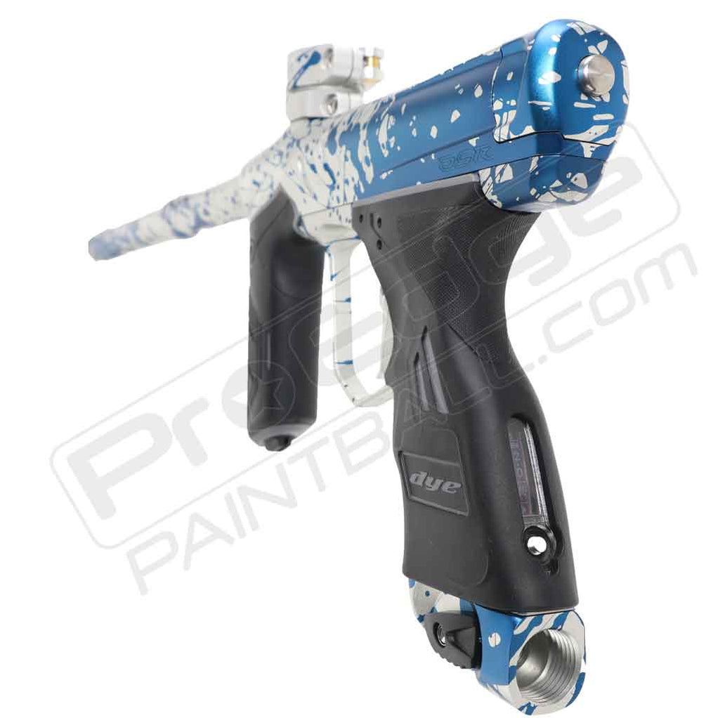 Dye DSR+ Dust Silver W/ Blue Splash — Pro Edge Paintball