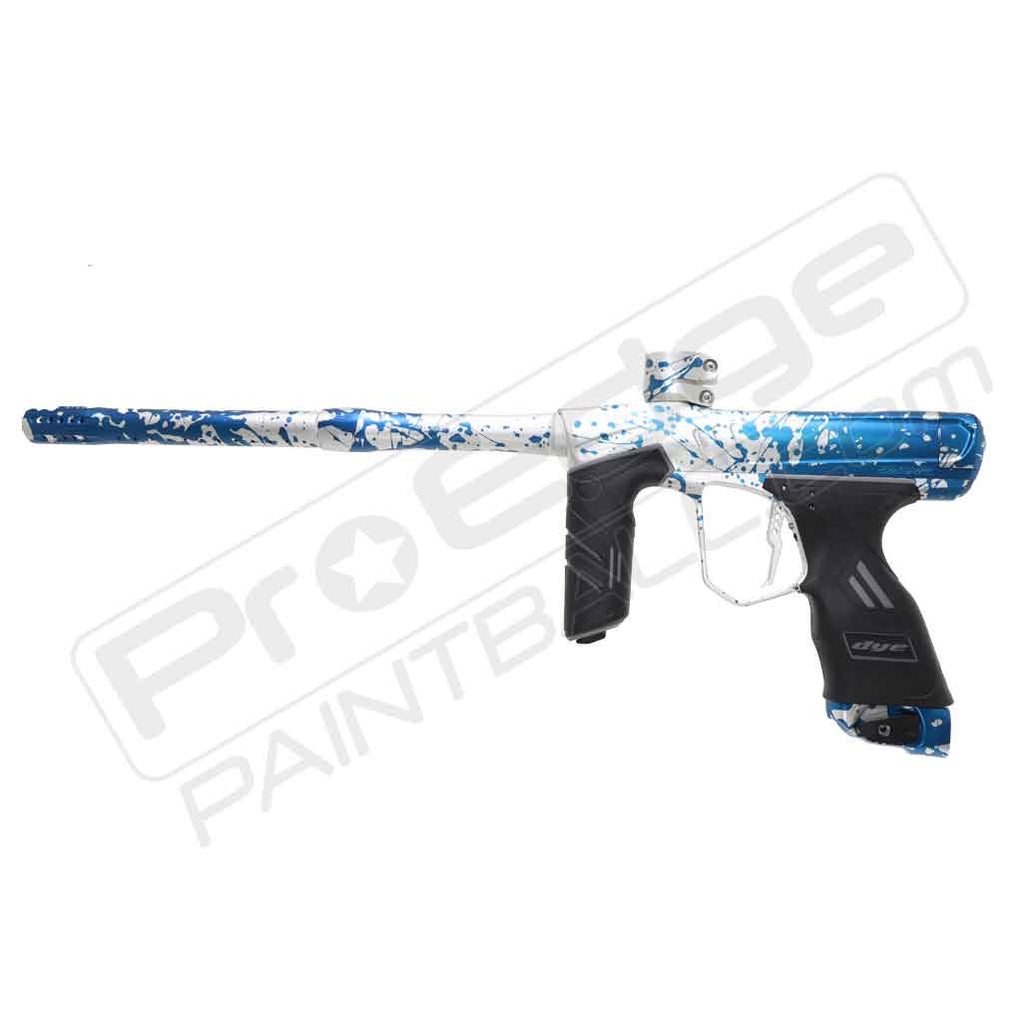 Dye DSR+ Dust Silver W/ Blue Splash — Pro Edge Paintball