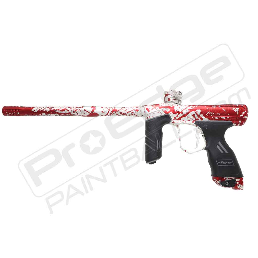 Dye DSR+ Dust Silver W/ Red Splash - DISCONTINUED — Pro Edge Paintball