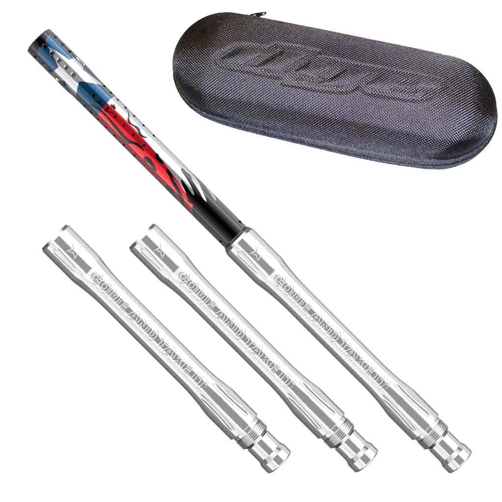 Dye Texas Flag UL-S Barrel Kit- Black - DISCONTINUED — Pro Edge Paintball