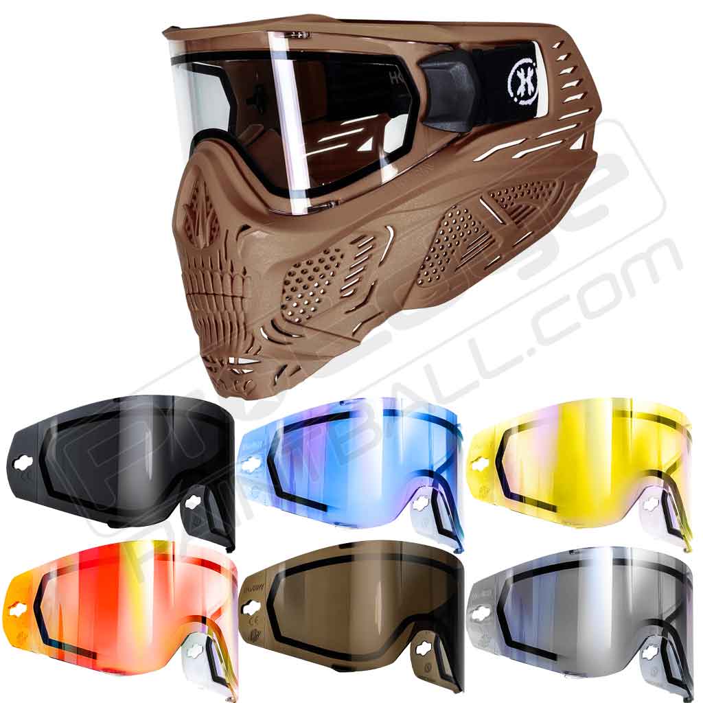 HK ARMY HSTL SKULL GOGGLE - TAN - Choose Lens Color (SKU 5564) — Pro ...