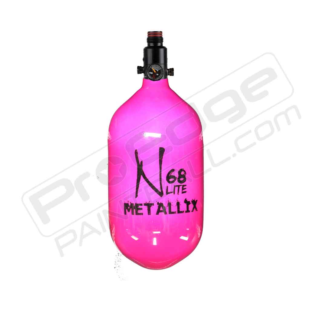 Ninja Lite Tank- 68/4500 - PINK Metallix - Choose Regulator — Pro Edge ...