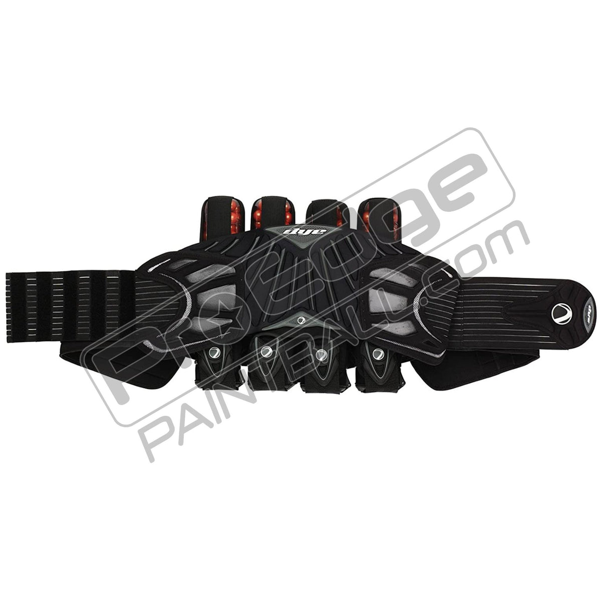 DYE Attack Pack Pro Harness 4+7- Black (SKU 431) — Pro Edge Paintball