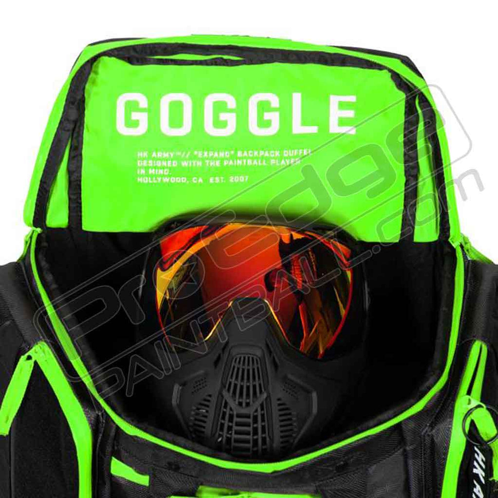 HK Army Expand Back Pack - Shroud Black Green — Pro Edge Paintball