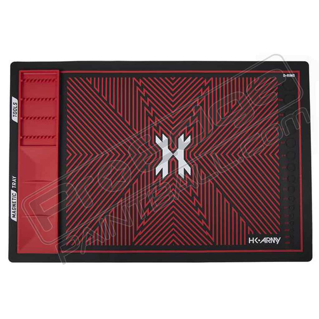 HK Army Magnetic Tech Mat MagMat - Black Red — Pro Edge Paintball