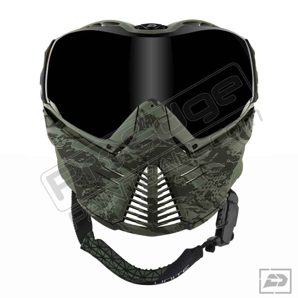 PUSH UNITE MASK - OLIVE CAMO — Pro Edge Paintball